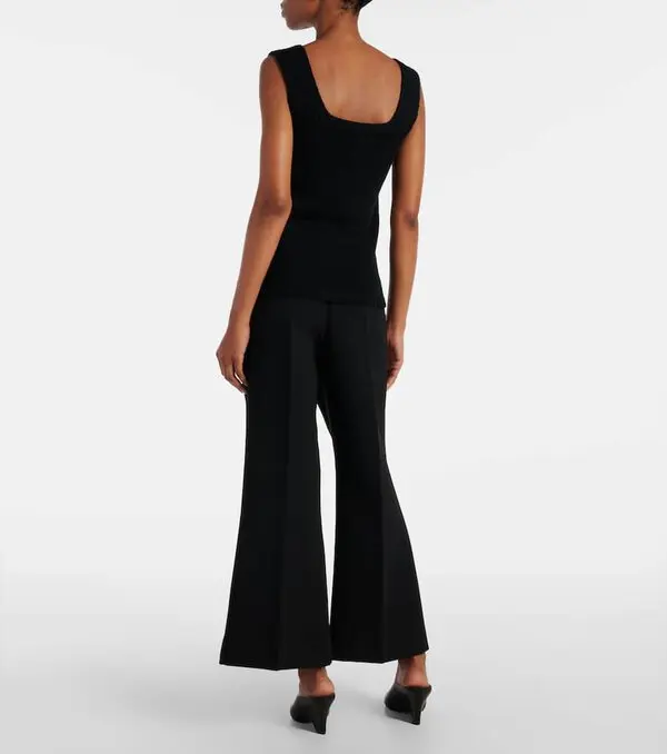 Khaite Wil Knitted Top - Black