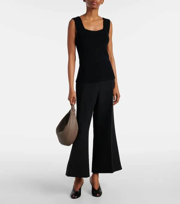 Khaite Wil Knitted Top - Black