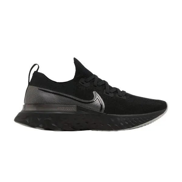 Nike React Infinity Run Flyknit Sneakers - Black