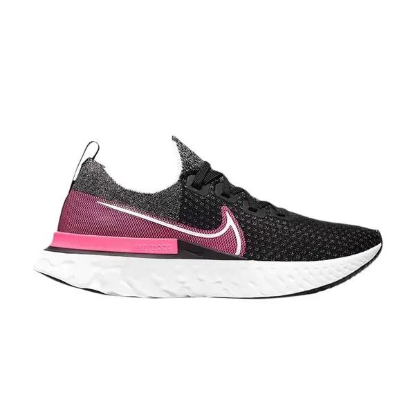 Nike React Infinity Run Flyknit Sneakers - Black