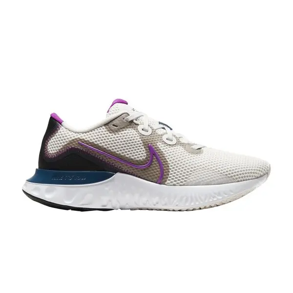 Nike Renew Run Athletic Sneakers - Cream