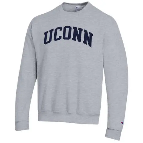 Champion Uconn Huskies Basic Arch Fleece Pullover Sweatshirt