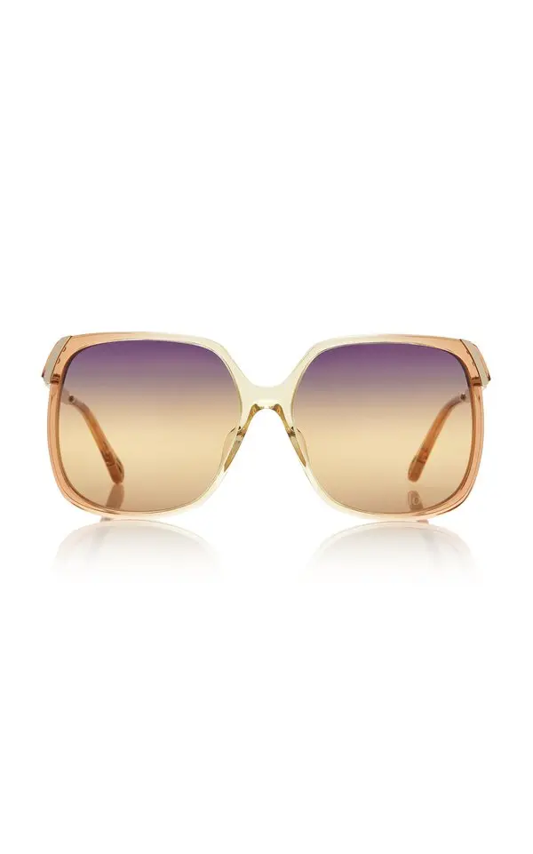 Chloé Aly Square-frame Sunglasses - Multi