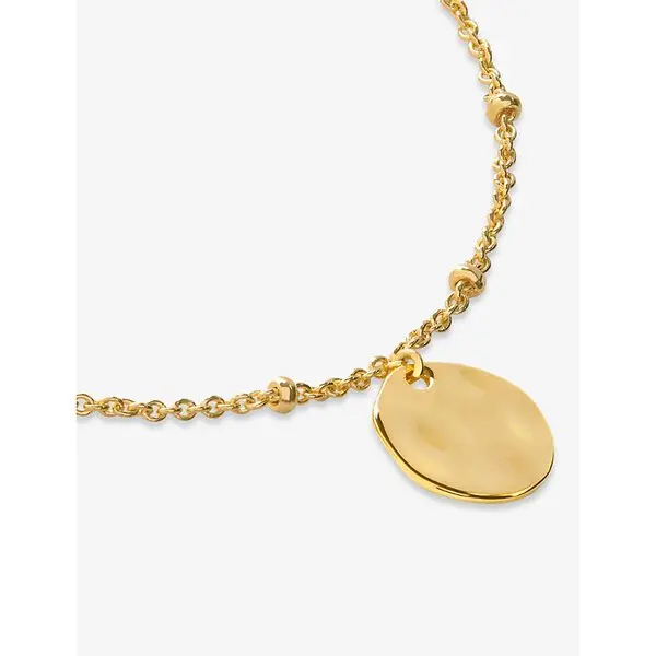 Monica Vinader Siren Muse Disc Chain Bracelet - Gold