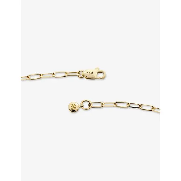 Monica Vinader Mini Paperclip Chain Necklace