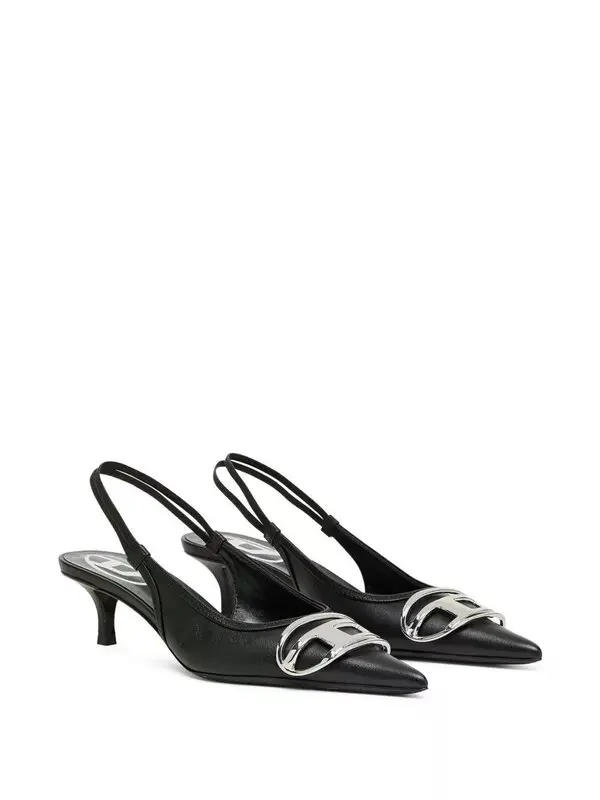 DIESEL® 40mm D-venus Slingback Pumps - Black