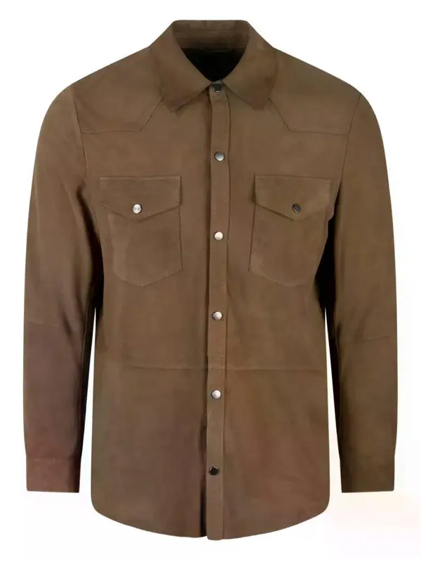COLAMARINO Suede Shirt