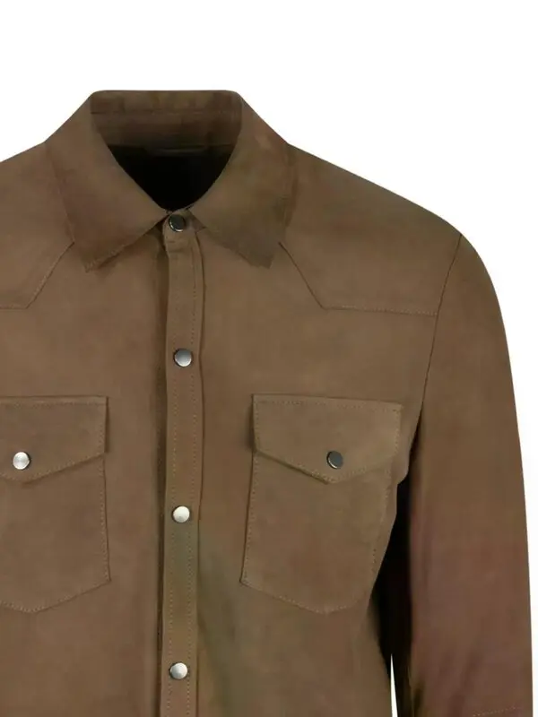 COLAMARINO Suede Shirt