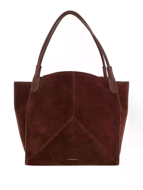 Victoria Beckham Suede Tote Bag - Brown
