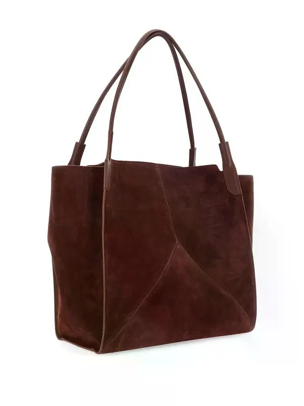 Victoria Beckham Suede Tote Bag - Brown