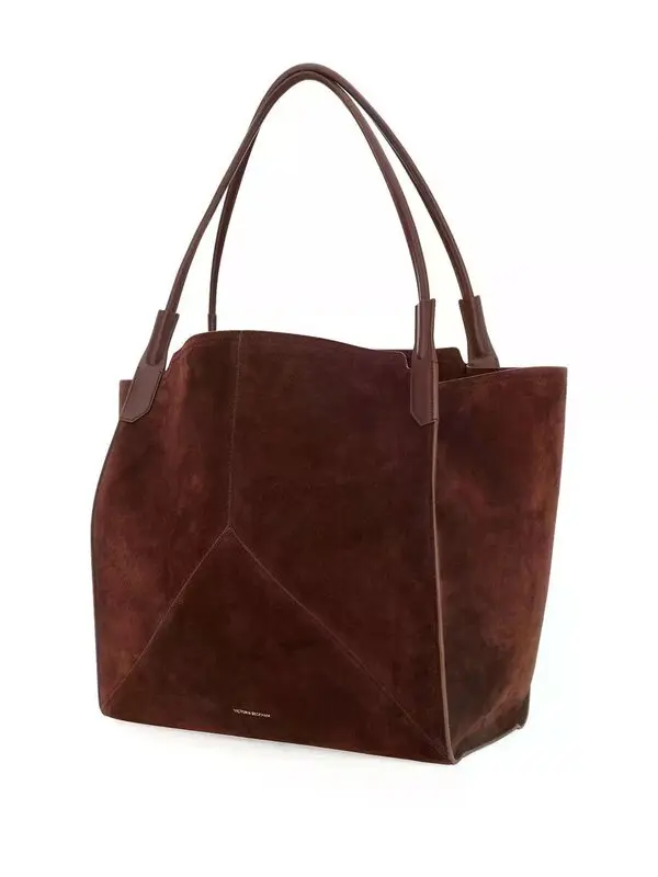 Victoria Beckham Suede Tote Bag - Brown
