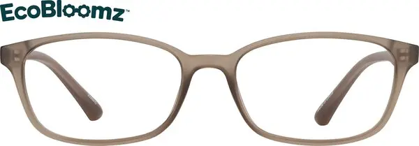 Zenni Rectangle Eyeglasses Full Rim Frame - Brown