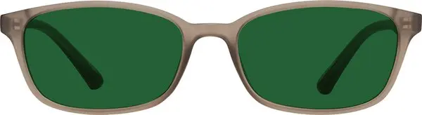 Zenni Rectangle Eyeglasses Full Rim Frame - Brown
