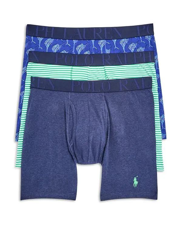Polo Ralph Lauren Boxer Briefs, Pack Of 3 - Multi