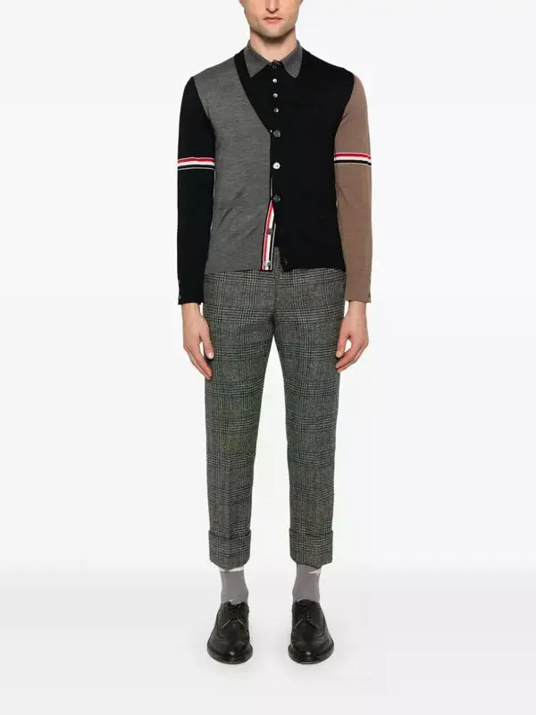 Thom Browne Rwb-stripe Wool Shirt