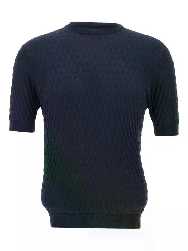 FILIPPO DE LAURENTIIS Cotton Crepe T-shirt