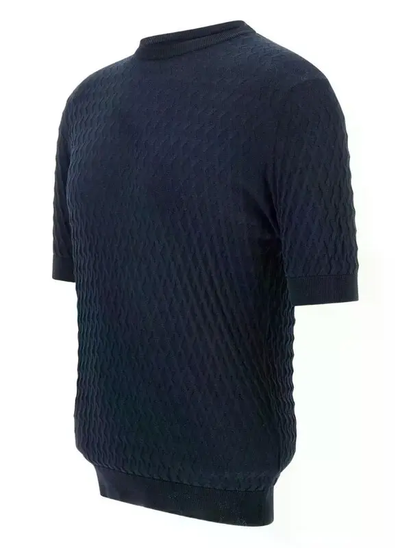 FILIPPO DE LAURENTIIS Cotton Crepe T-shirt