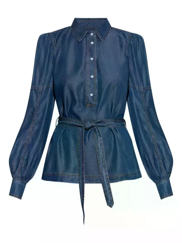 Munthe Denim Blouse With Belt