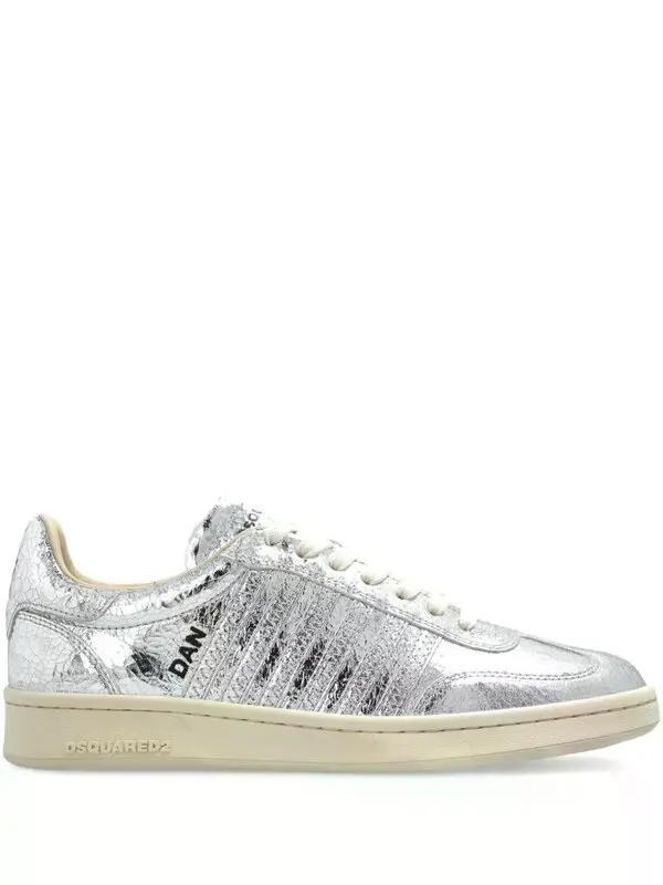 Dsquared2 Metallic Leather Sneakers