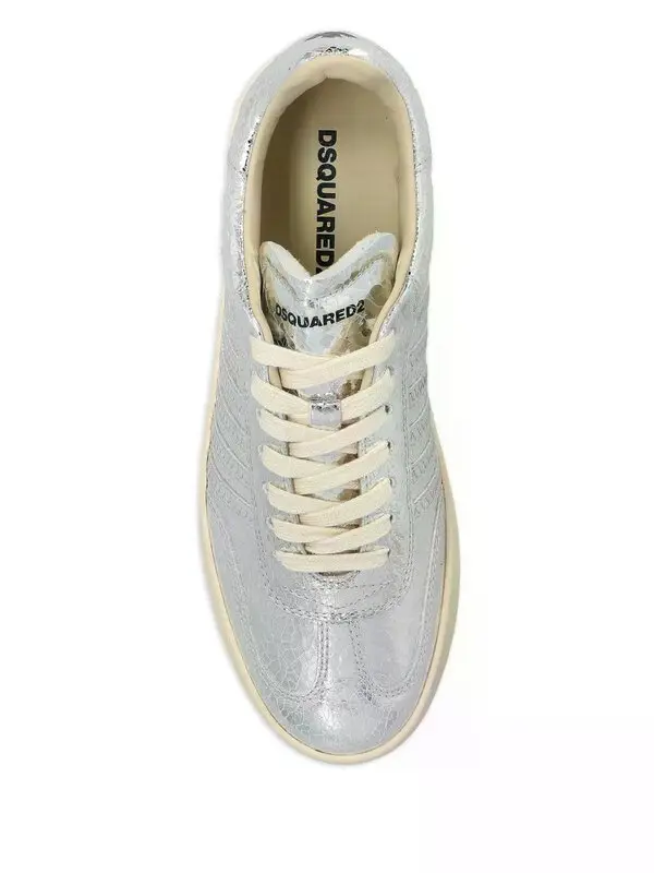 Dsquared2 Metallic Leather Sneakers