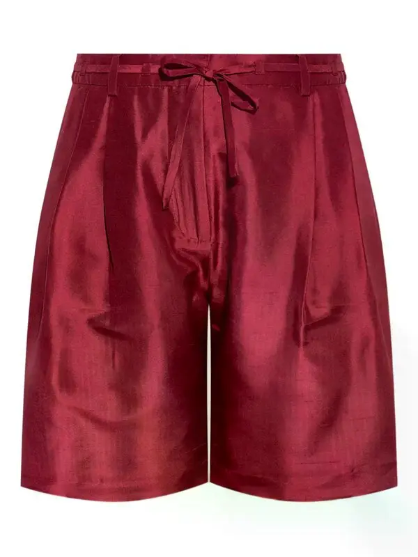 Munthe Satin Pleated Shorts