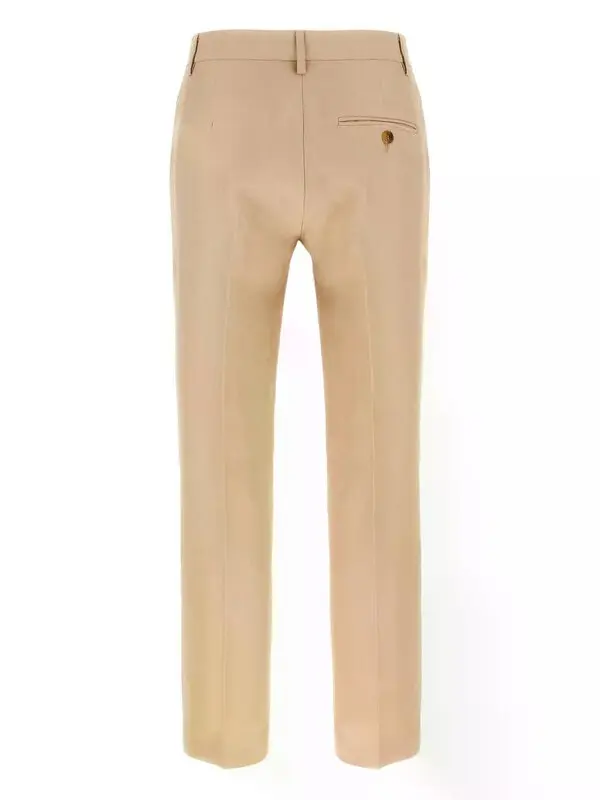Alberto Biani Pressed-crease Trousers - Neutrals