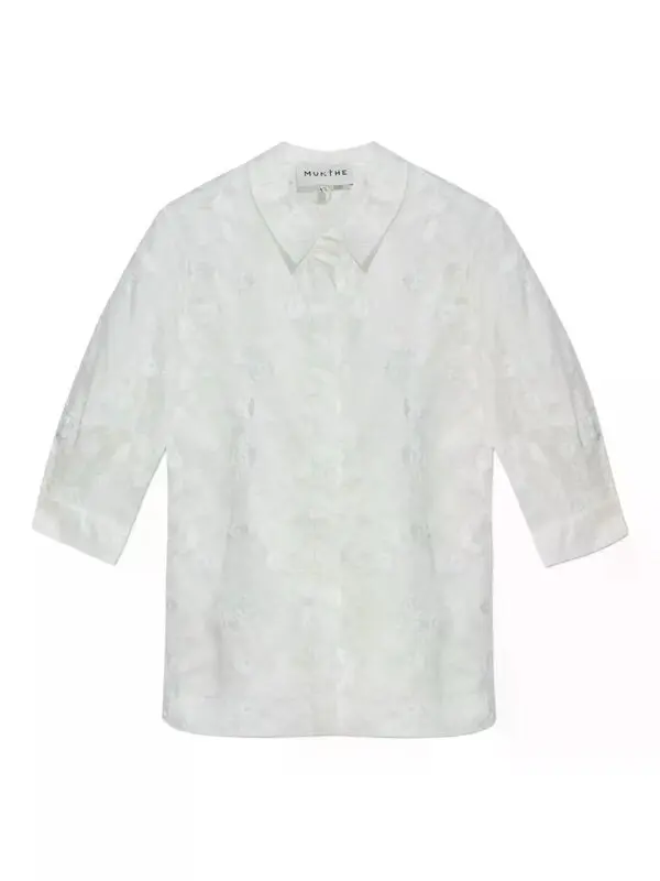 Munthe Floral-embroidered Shirt