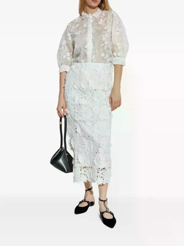 Munthe Floral-embroidered Shirt