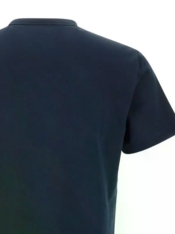 SUN 68 Logo-embroidered T-shirt - Blue