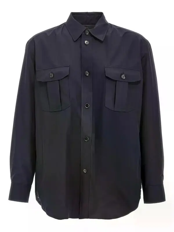 Brioni Vagabond Button-up Overshirt