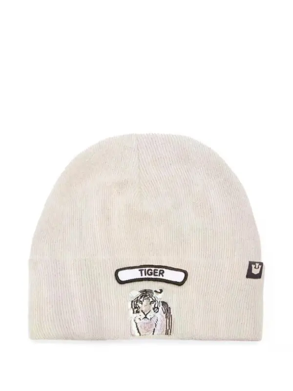 GOORIN BROS Embroidered Patch Beanie - Neutrals