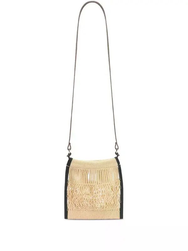 LEMAIRE Mini Crossbody Filt Net Bag - Neutrals