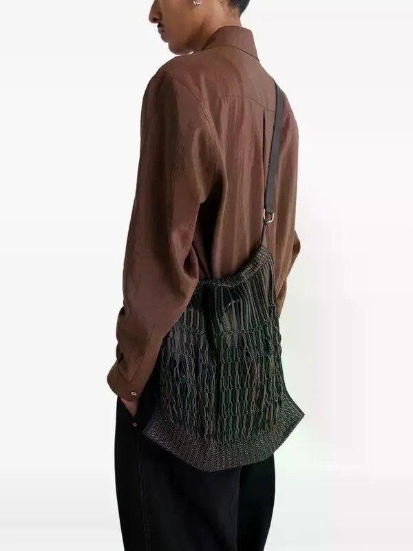 LEMAIRE X Filt Large Net Messenger Bag - Brown
