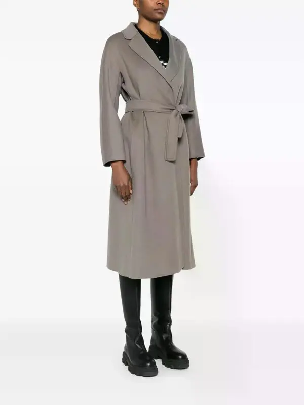 Max Mara Virgin Wool Coat - Grey