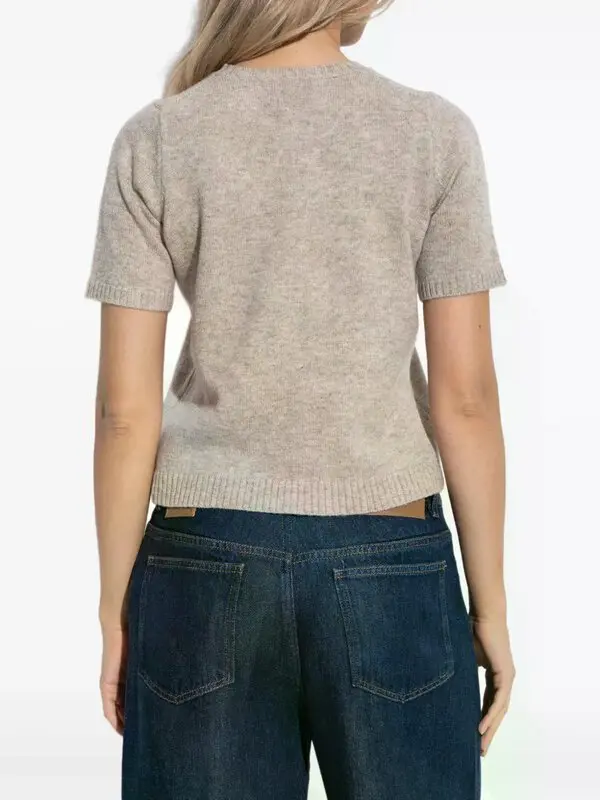 Munthe Wool-cashmere Blend Knitted Top