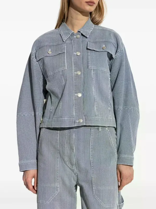 Munthe Striped Denim Jacket
