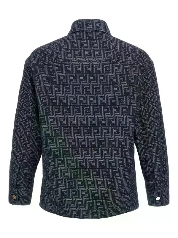 Fendi Monogram-pattern Shirt Jacket