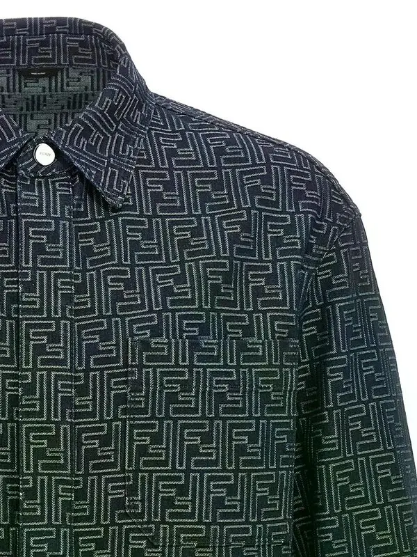 Fendi Monogram-pattern Shirt Jacket