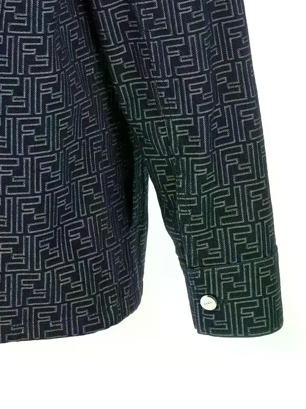 Fendi Monogram-pattern Shirt Jacket