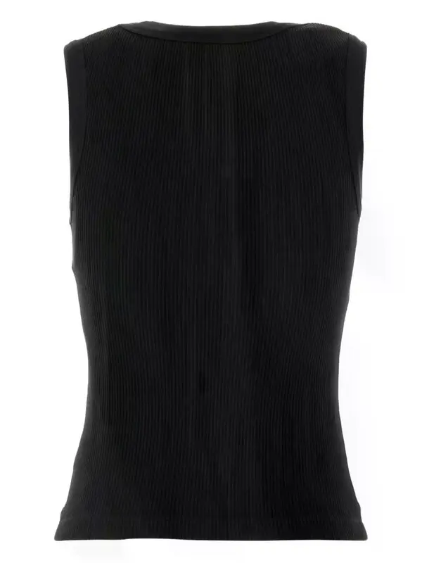 AGOLDE Ribbed Tank Top - Black