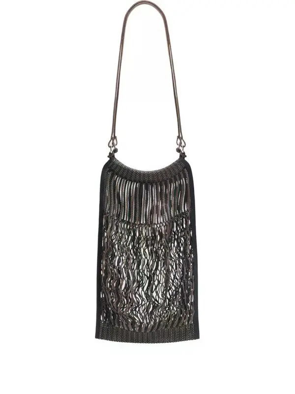 LEMAIRE Medium Net Shoulder Bag - Brown