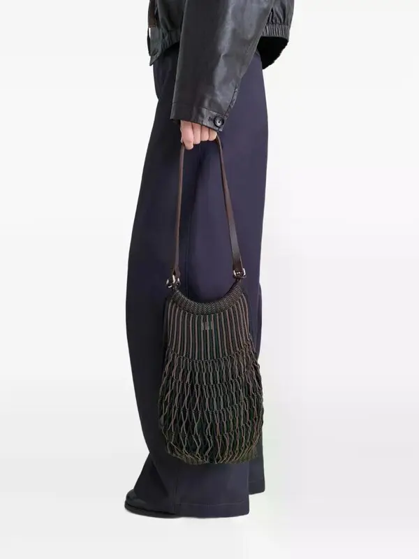 LEMAIRE Medium Net Shoulder Bag - Brown