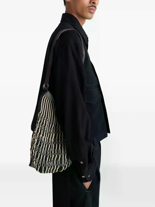 LEMAIRE Medium Net Shoulder Bag - Neutrals