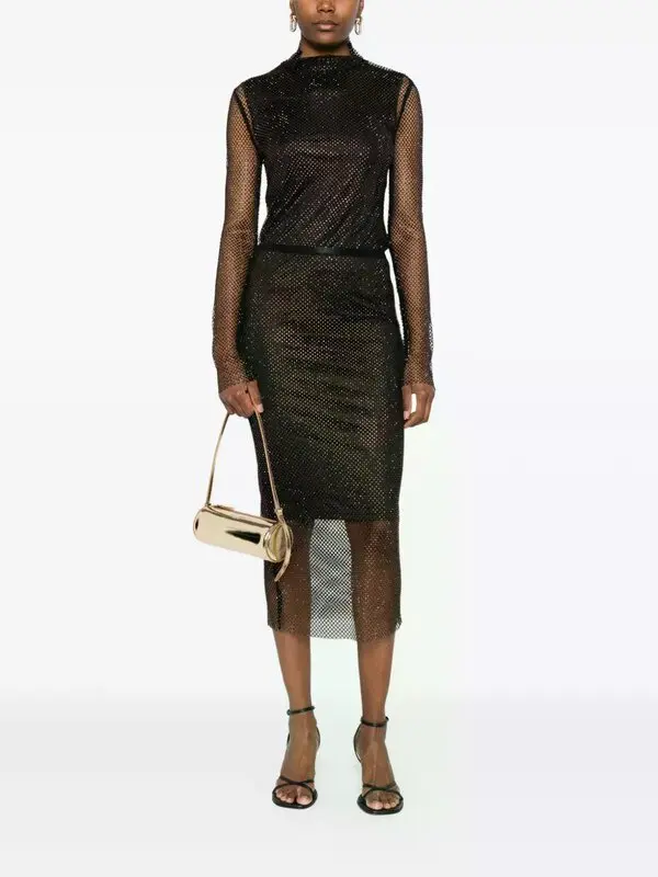 Sportmax Crystal-embellished Midi Skirt