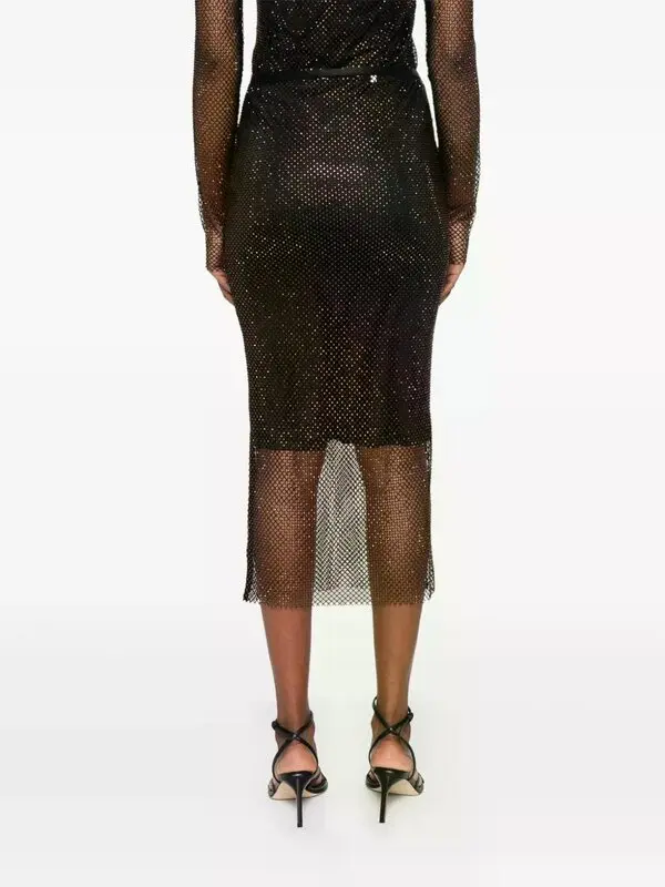 Sportmax Crystal-embellished Midi Skirt