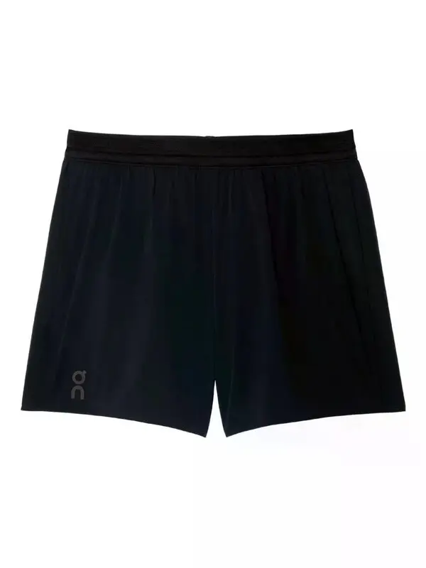 On Logo-detail Performance Shorts - Black