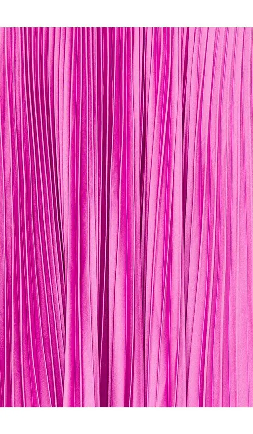 AMUR Strapless Pleated Gown - Mauve