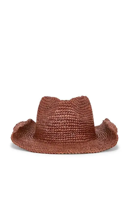 NIKKI BEACH Diano Cowboy Hat - Brown