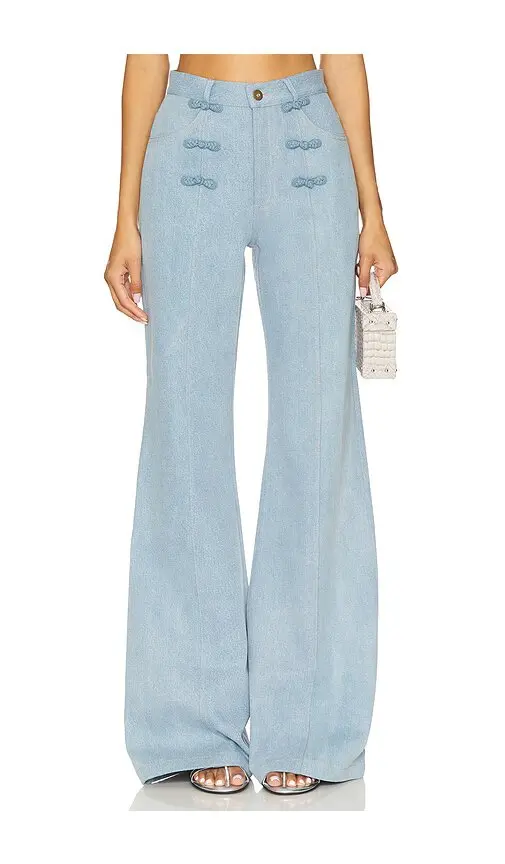 SAU LEE Dylan Denim Pant - Light Denim