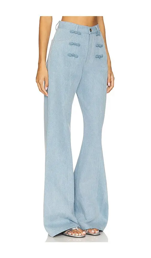 SAU LEE Dylan Denim Pant - Light Denim